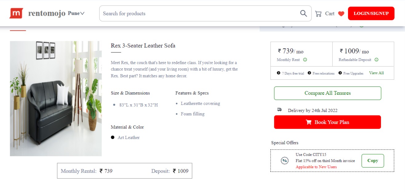 rentomojo-clone - Codesandbox
